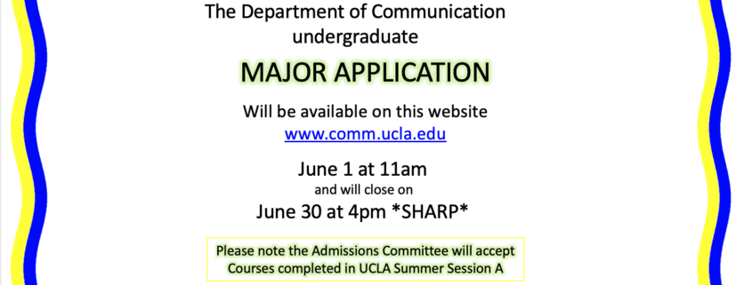 UCLA Communication - UCLA Department of Communication